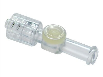10820 | In-line Luer Injection Port: with silicone septum, sterilized