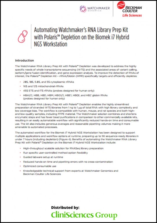 Watchmaker Genomics Clinisciences