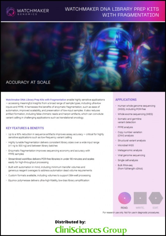 Watchmaker Genomics Clinisciences