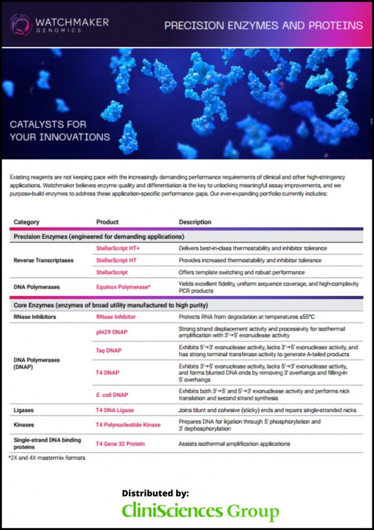 Watchmaker Genomics Clinisciences