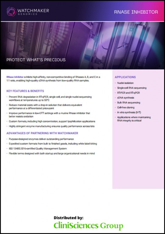 Watchmaker Genomics Clinisciences